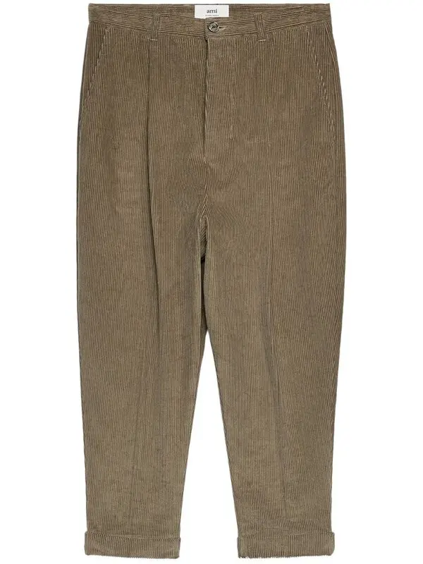 AMI Paris Corduroy Tapered Trousers