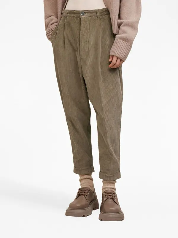 AMI Paris Corduroy Tapered Trousers