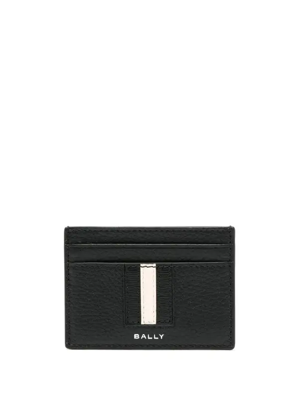 Bally Logo-print Leather Cardholder - Black
