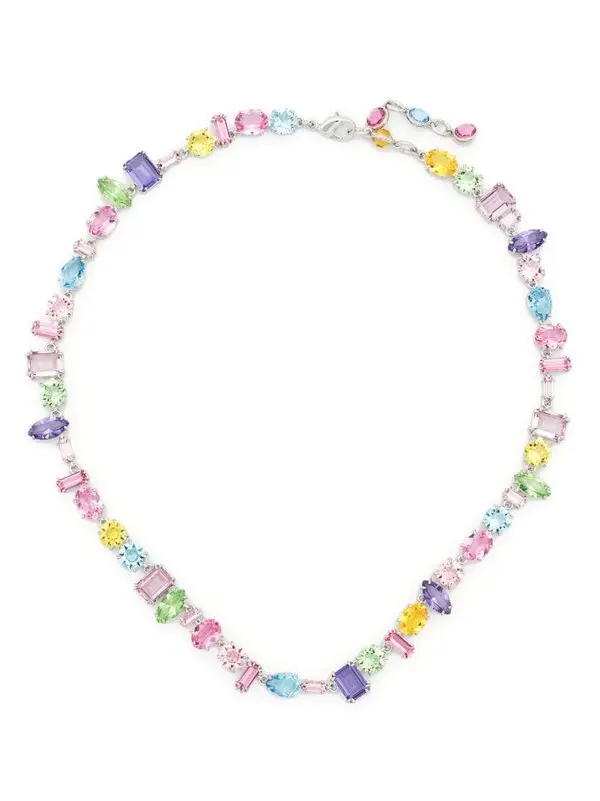 SWAROVSKI Gema Mixed-crystals Necklace - Silver
