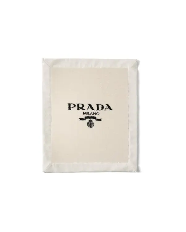Prada Fur-effect Cashmere And Wool Throw