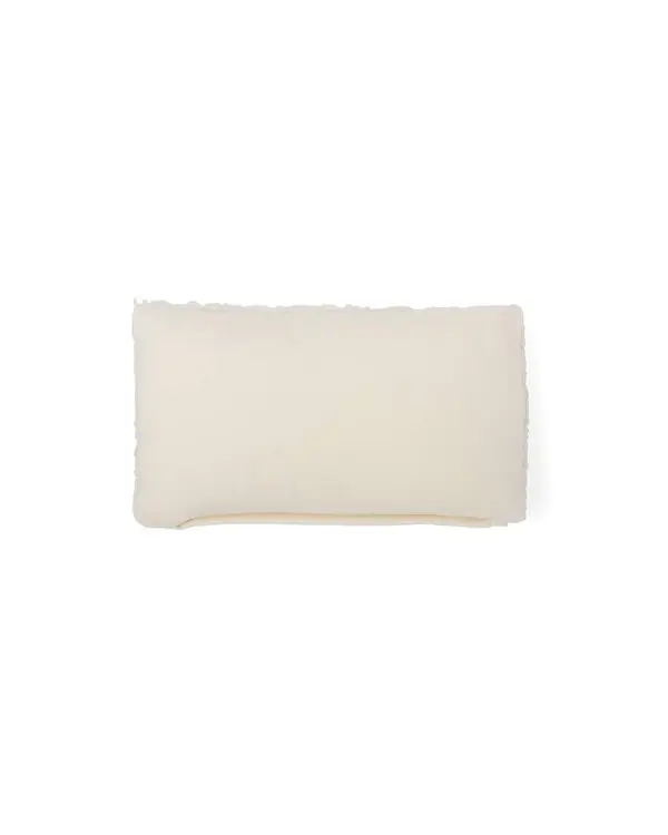 Prada Faux-fur Cashmere And Wool Throw Pillow