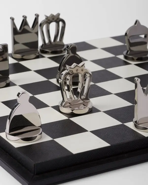 Prada Saffiano Leather Chess Set