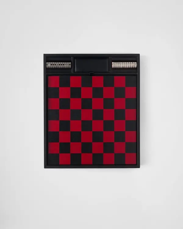 Prada Saffiano Leather Checkers Set