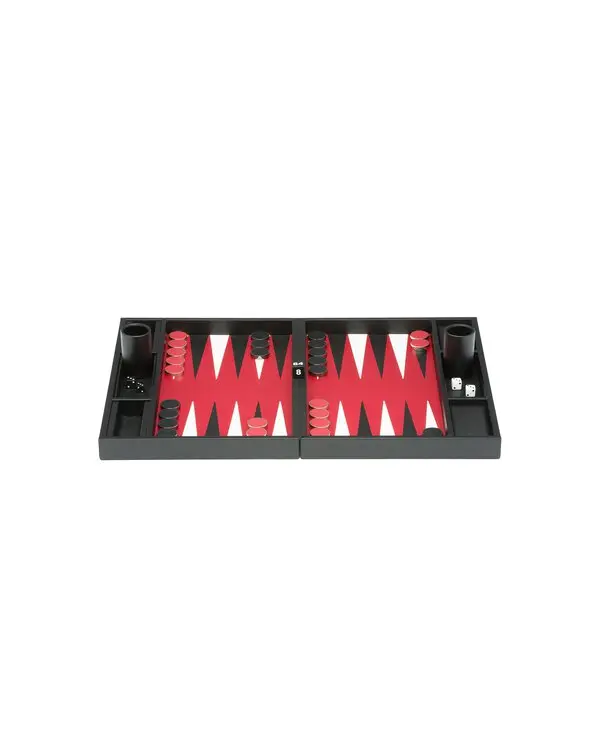 Prada Saffiano Leather Backgammon Set - Black