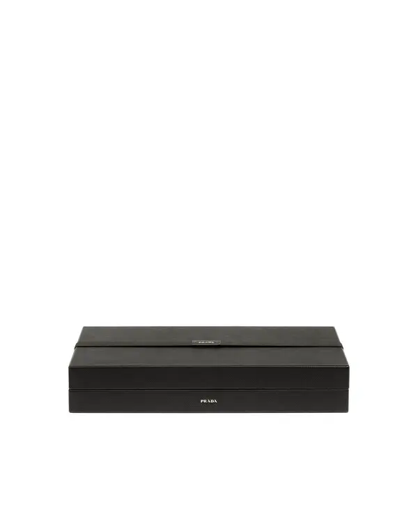 Prada Saffiano Leather Backgammon Set
