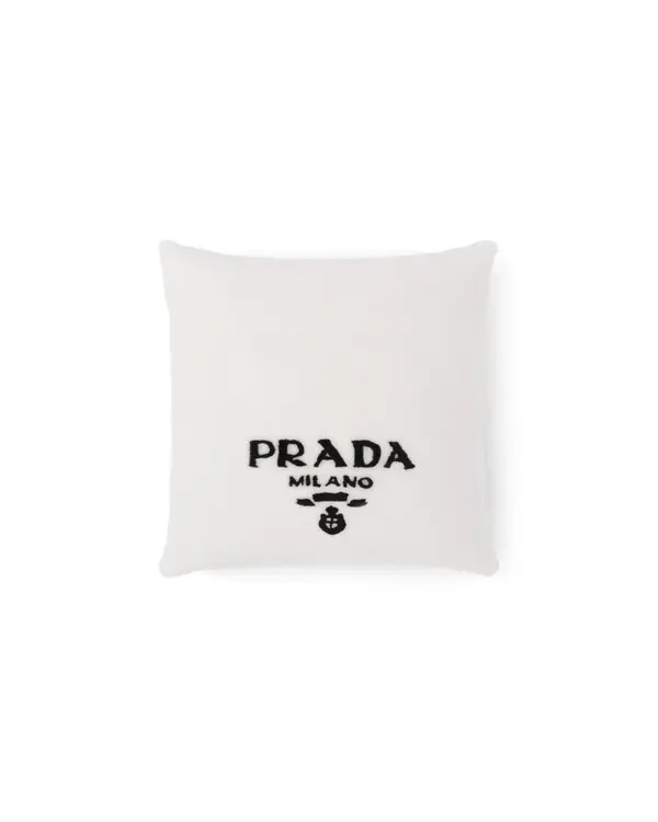 Prada Sheepskin Pillow - White