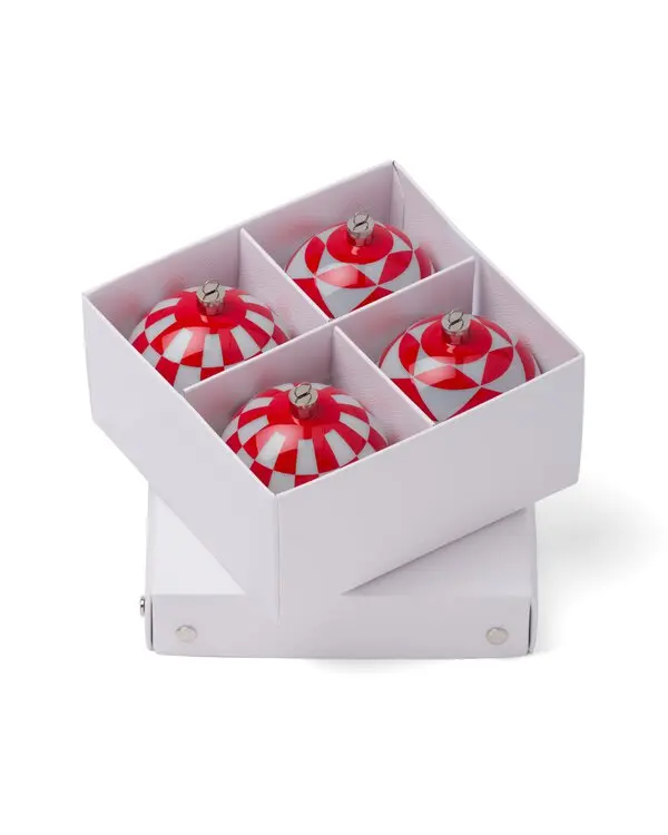 Prada Glass Christmas Ornament Set