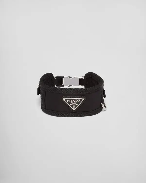 Prada Re-nylon Pet Collar - Black