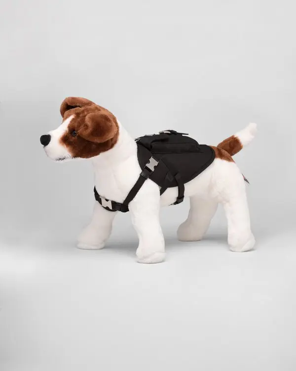 Prada Re-nylon Dog Harness - Black