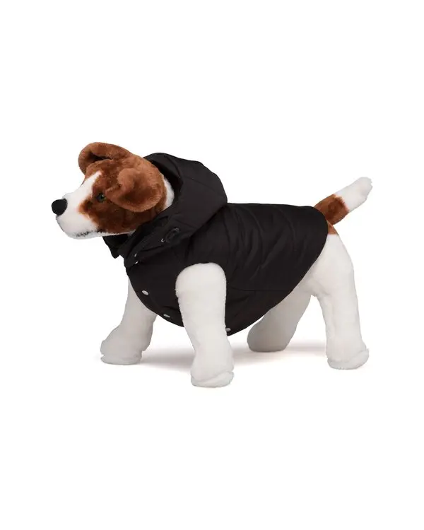 Prada Re-nylon Puffer Dog Coat With Hood