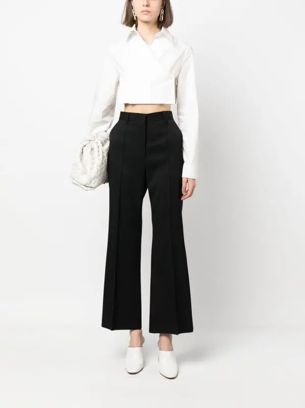 LANVIN Flared Cropped Trousers