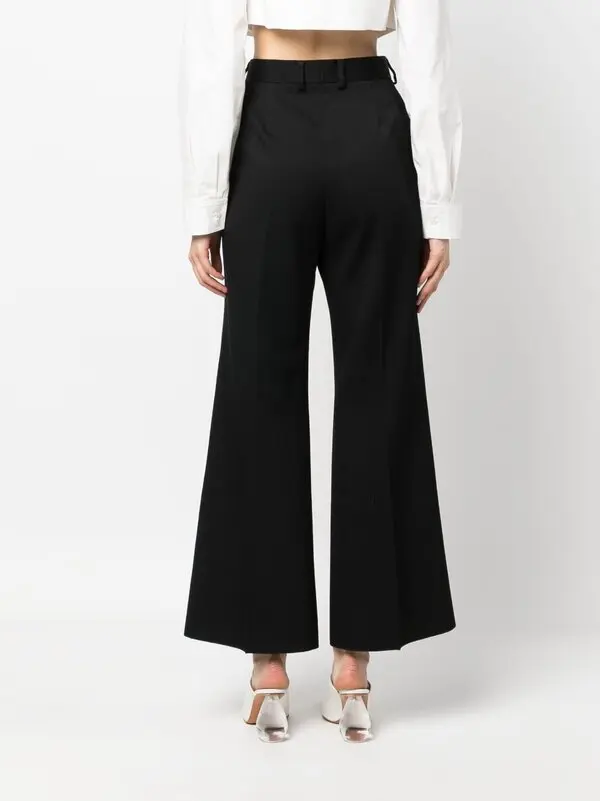 LANVIN Flared Cropped Trousers