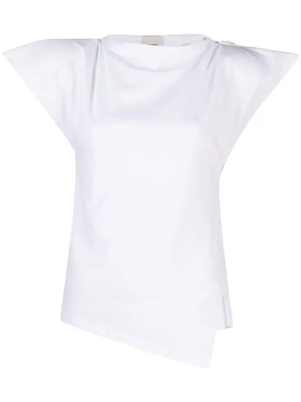 Isabel Marant Étoile Sebani Asymmetric T-shirt - White