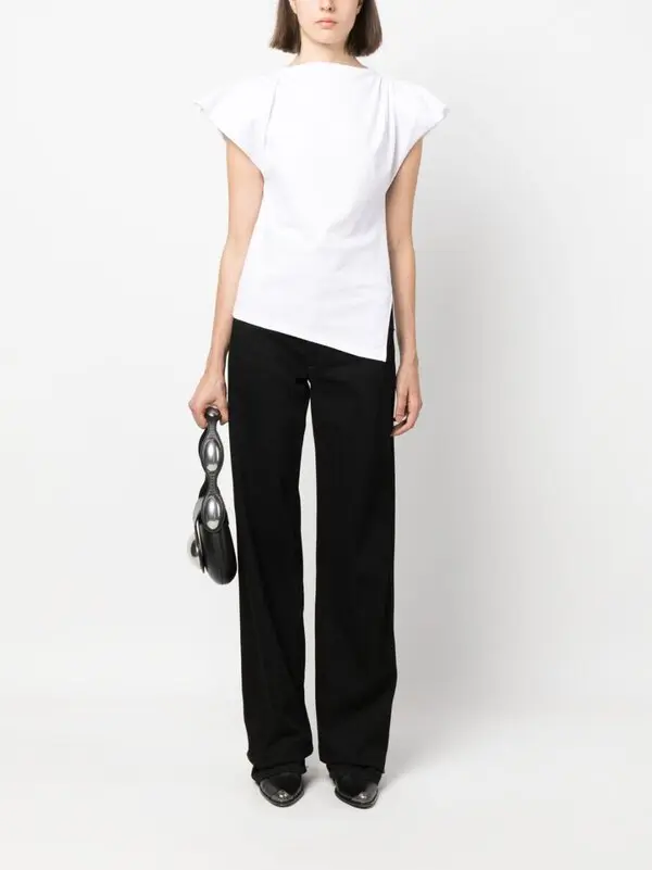 Isabel Marant Étoile Sebani Asymmetric T-shirt - White