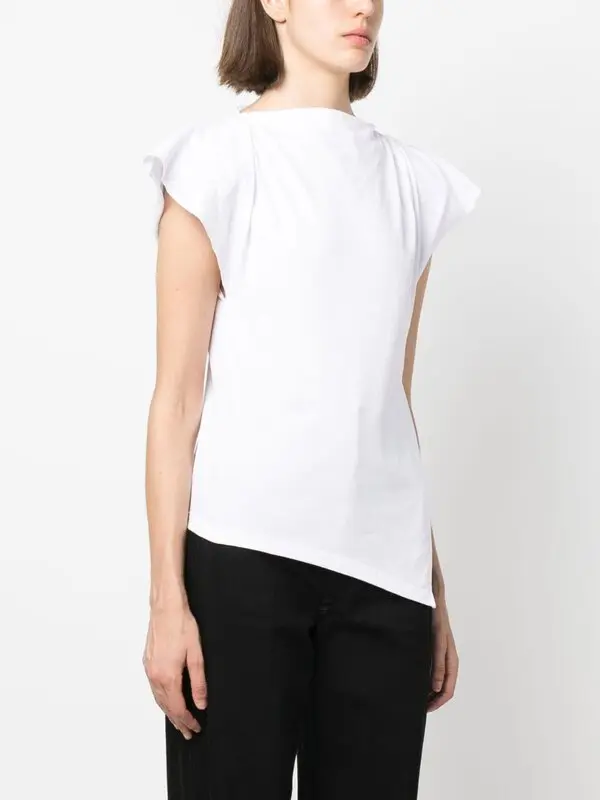 Isabel Marant Étoile Sebani Asymmetric T-shirt - White