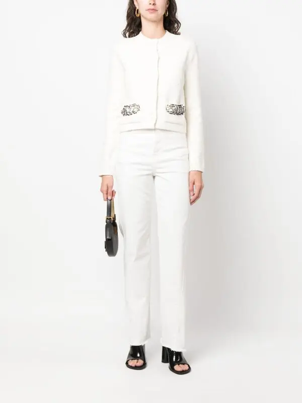 LANVIN Twisted Straight-leg Jeans
