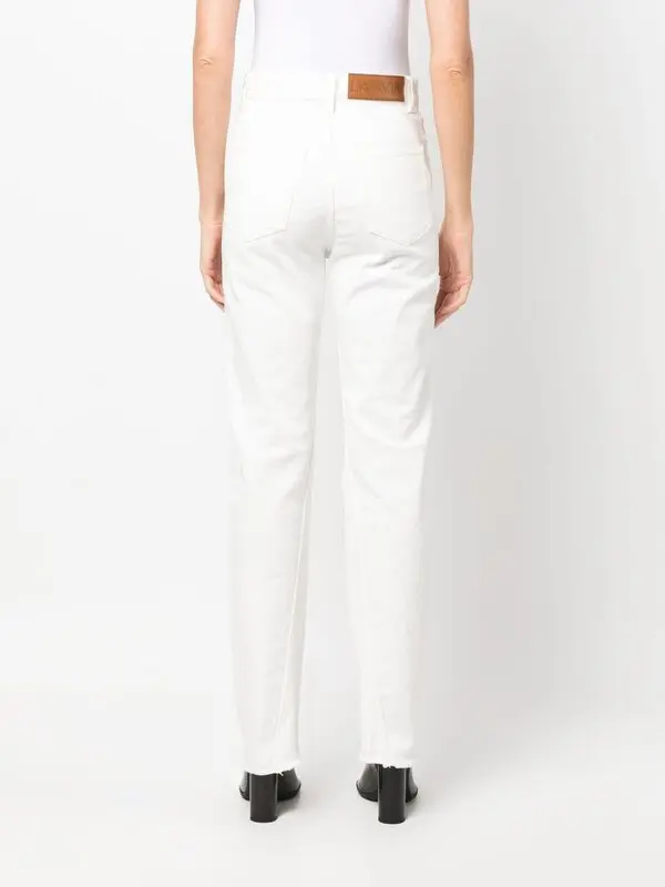 LANVIN Twisted Straight-leg Jeans