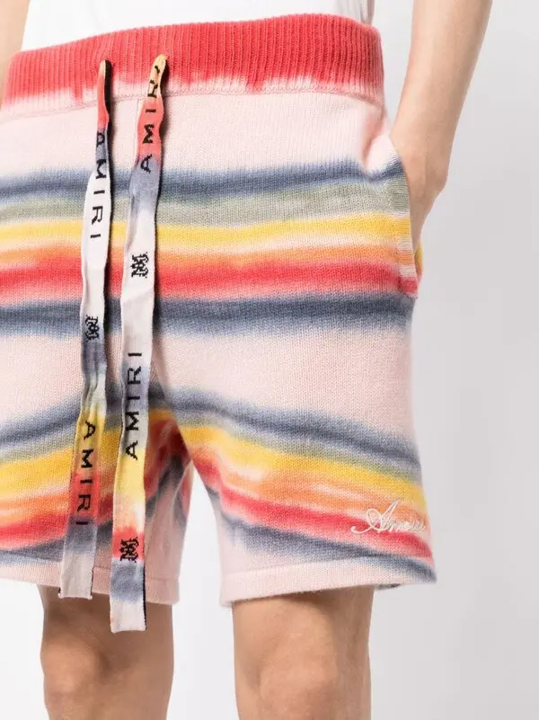 Amiri Tie-dye Track Shorts - Multicolour