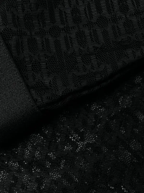 Palm Angels Logo-waistband Lace Briefs