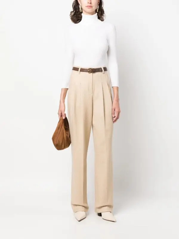 Aspesi Ribbed-knit Roll-neck Top