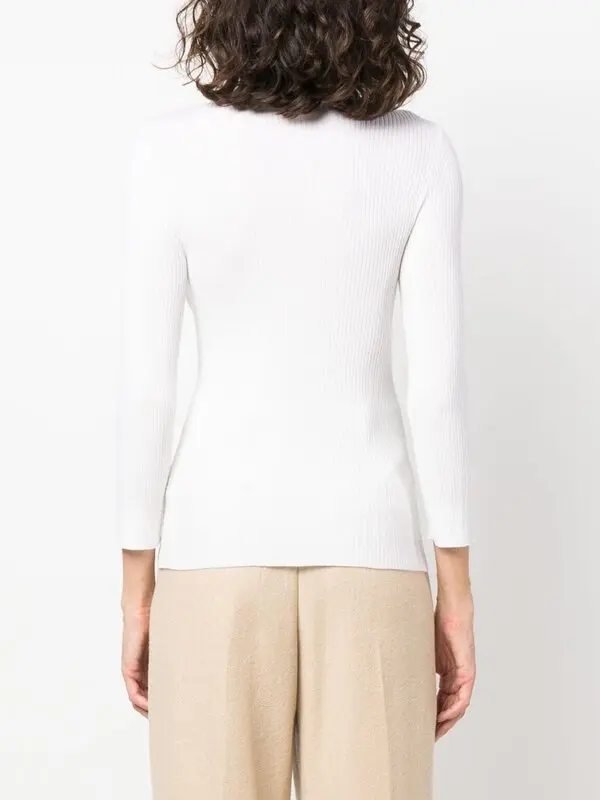 Aspesi Ribbed-knit Roll-neck Top