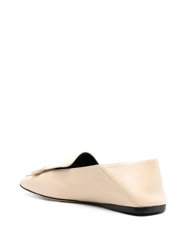 SERGIO ROSSI Sr1 Nappa-leather Loafers - Neutrals