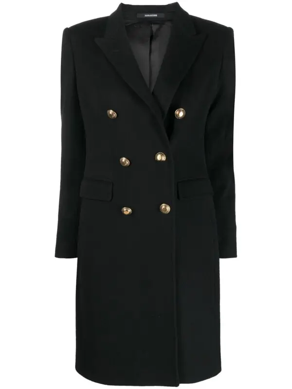 Tagliatore Parigi Double-breasted Wool Coat - Black