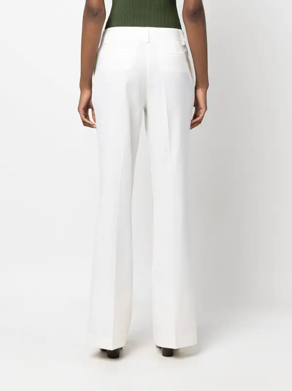 P.a.r.o.s.h Mid-rise Virgin-wool Flared Trousers