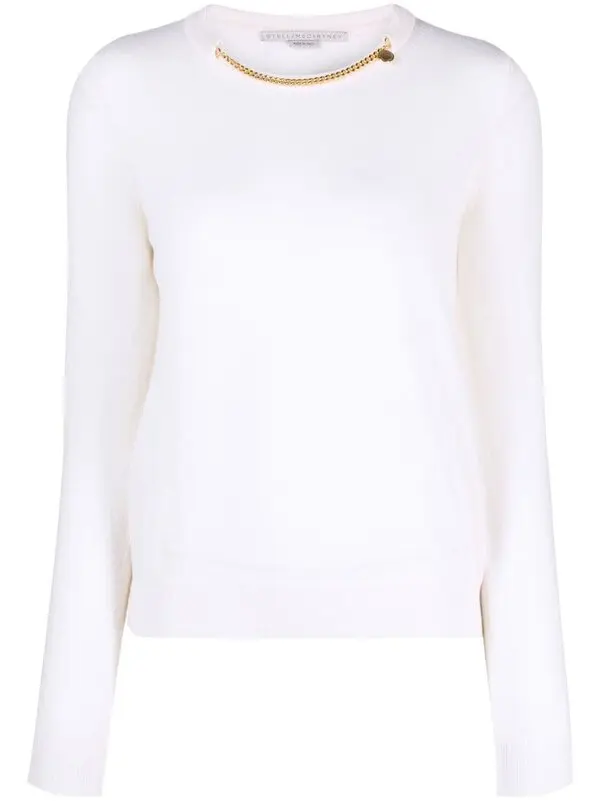 Stella McCartney Chain-embellished Wool Jumper