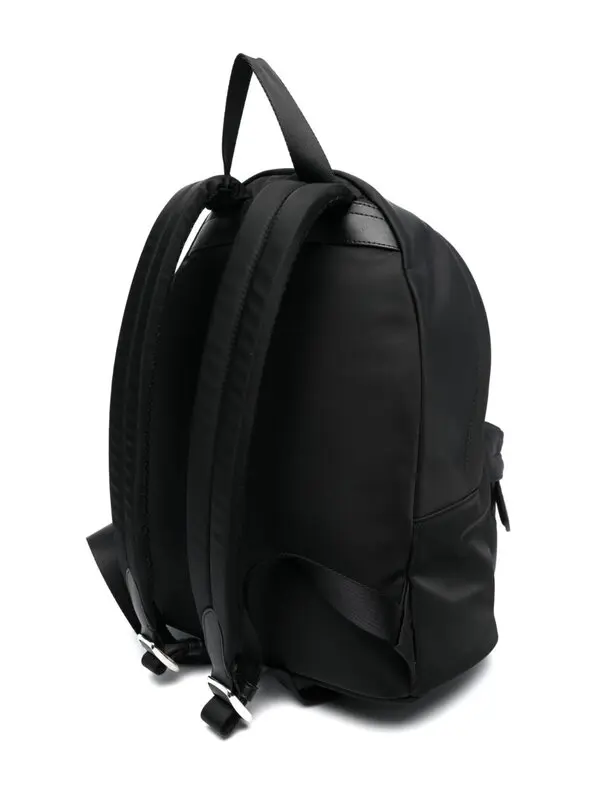 Karl Lagerfeld Logo-patch Faux-leather Backpack