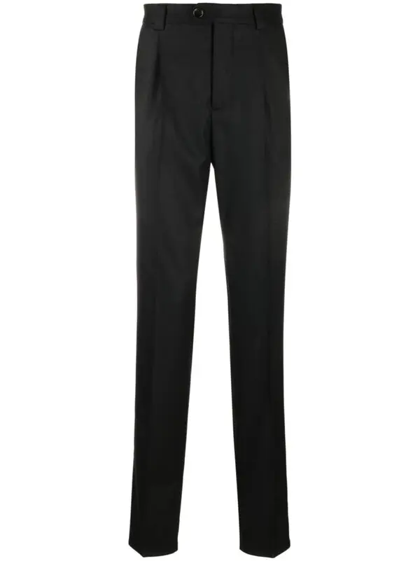 Brunello Cucinelli Mid-rise Wool Chino Trousers