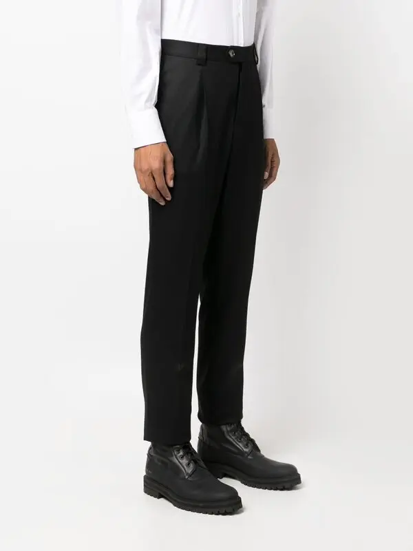 Brunello Cucinelli Mid-rise Wool Chino Trousers