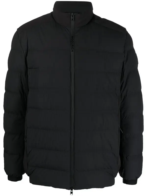 Woolrich Logo-patch Padded Jacket - Black