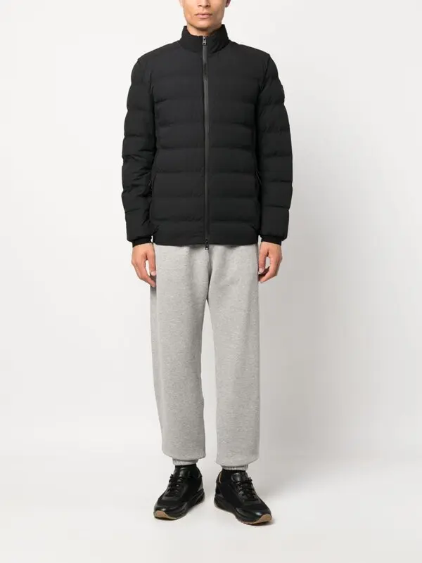 Woolrich Logo-patch Padded Jacket - Black