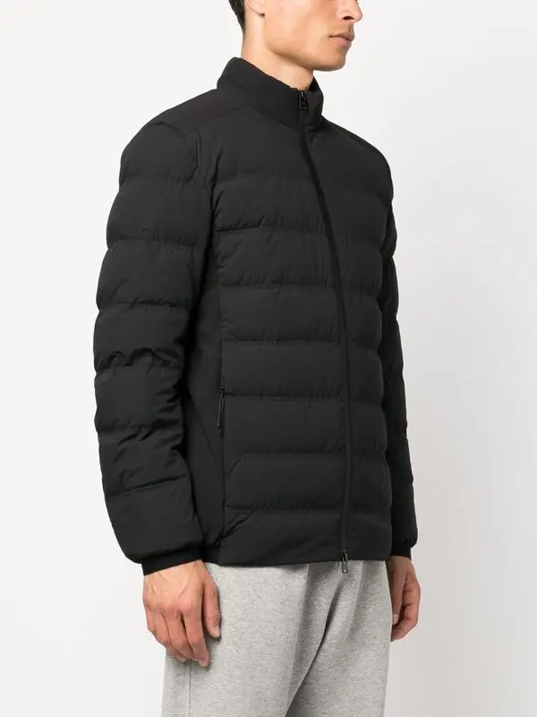 Woolrich Logo-patch Padded Jacket - Black