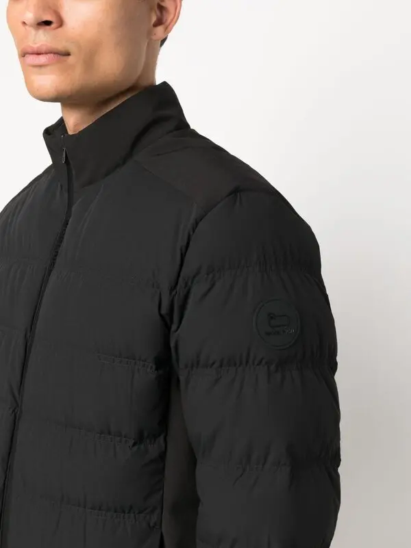 Woolrich Logo-patch Padded Jacket - Black