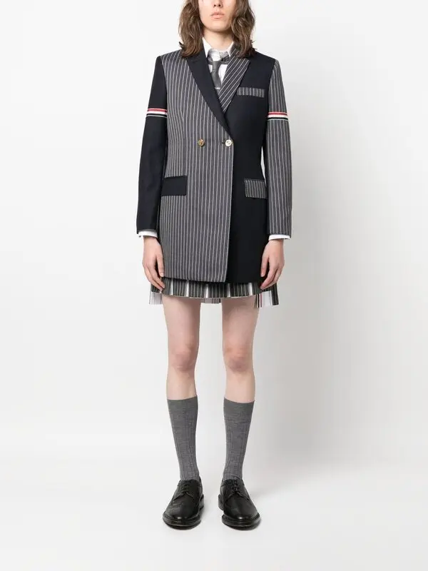 Thom Browne Patchwork Double-breasted Blazer