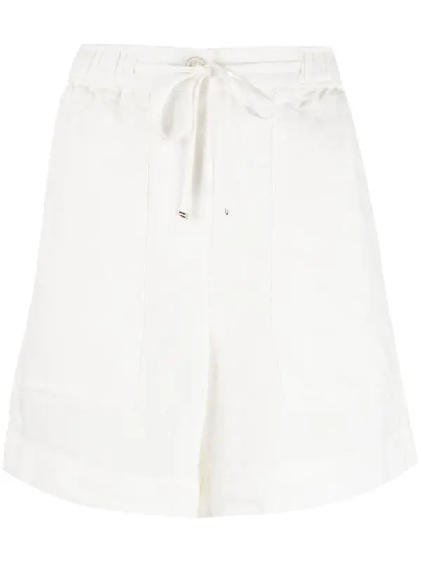 Tommy Hilfiger High-waisted Linen Shorts