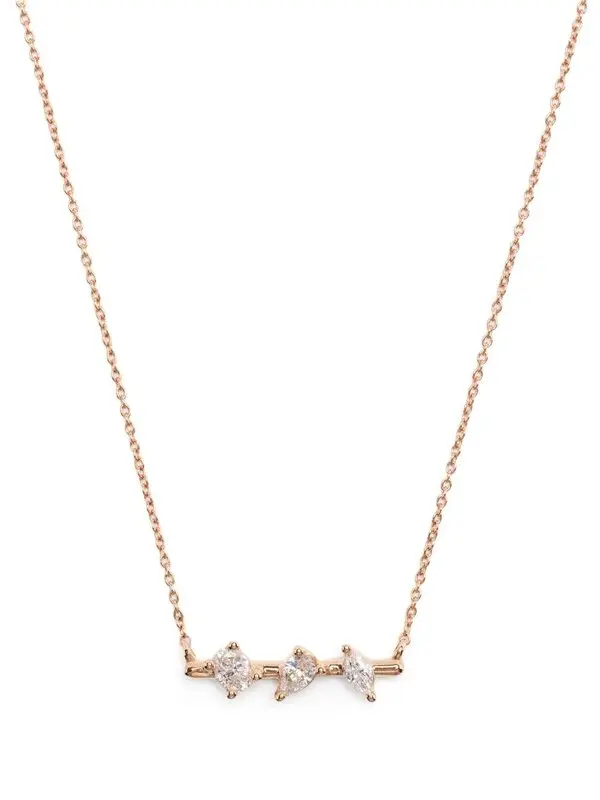 DANA REBECCA DESIGNS 14kt Rose Alexa Jordyn Diamond Necklace - Gold