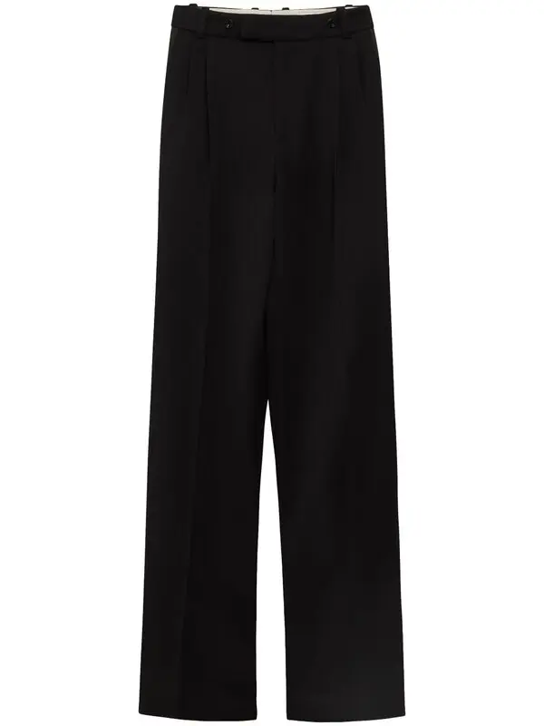 Alexander McQueen Mid-rise Straight-leg Trousers