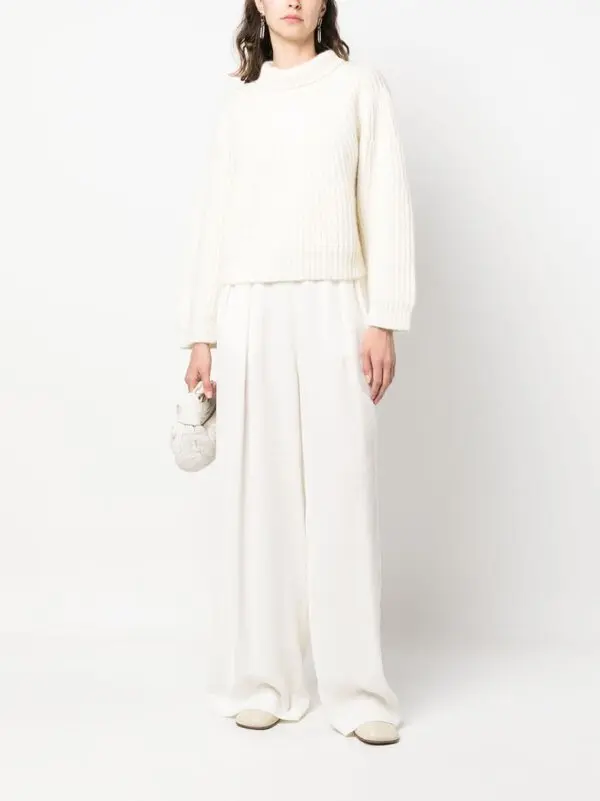 Fabiana Filippi Chunky Ribbed Roll-neck Jumper