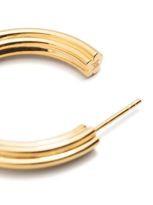 MISSOMA Ridge Hoop Earrings
