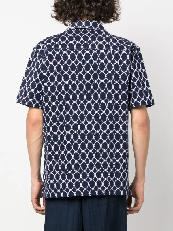 Orlebar Brown Howell Geo Short-sleeve Shirt