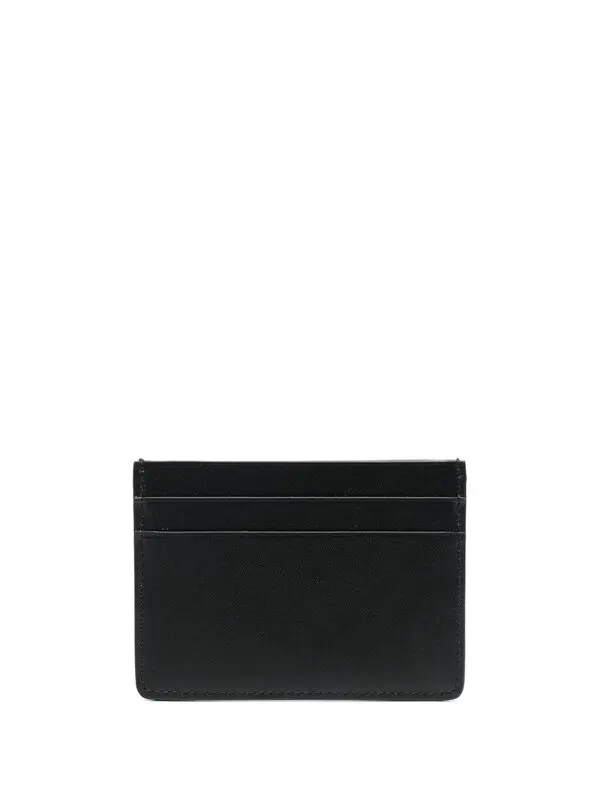 JIL SANDER Logo-print Leather Cardholder - Black