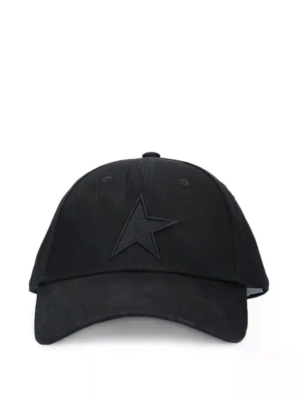 GOLDEN GOOSE Star-patch Baseball Cap - Black