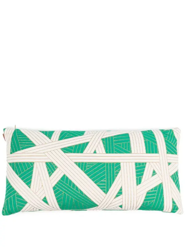 Missoni Nastri Cotton Cushion - Green