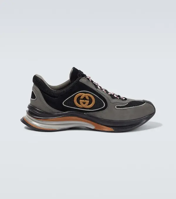 Gucci Run Suede Sneakers