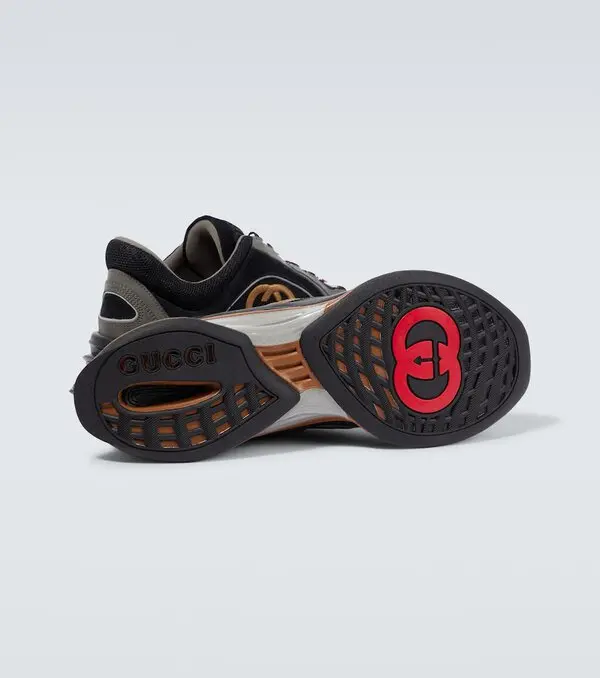Gucci Run Suede Sneakers
