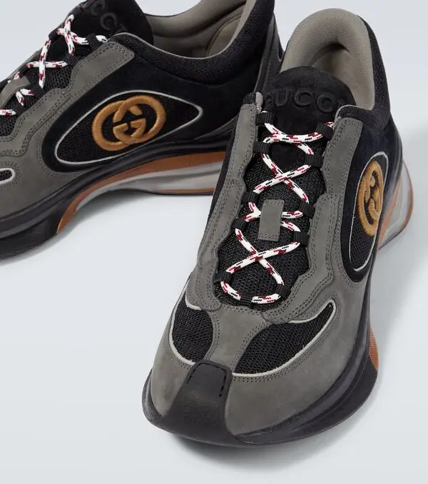 Gucci Run Suede Sneakers